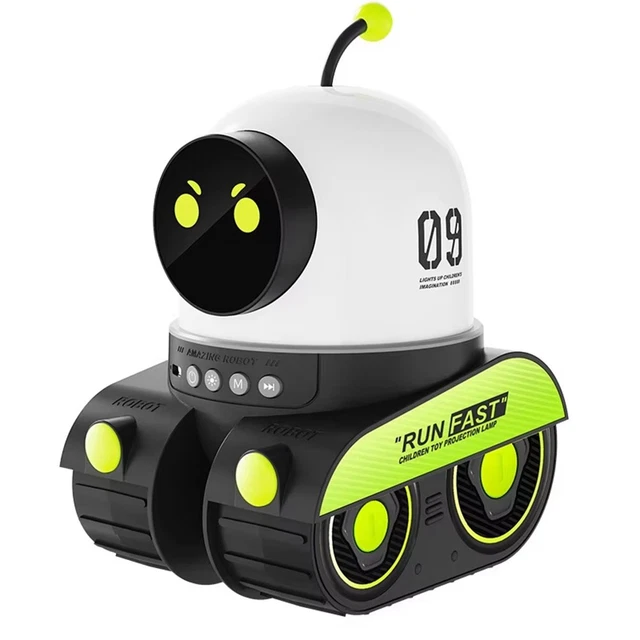 STAR PROJECTOR NIGHT Light for Kids,Cartoon Robot Car Projection Lamp ...