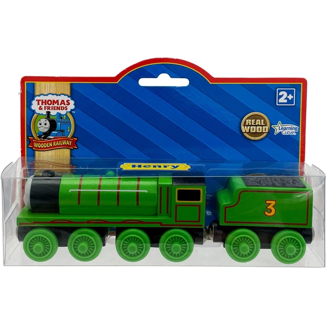 THOMAS & FRIENDS Wooden Railway HENRY Locomotive Engine Learning Curve ...