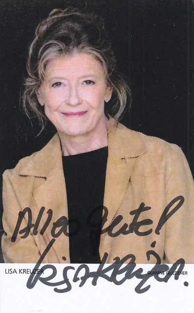 LISA KREUZER - dt. Schauspielerin, Original-Autogramm! EUR 2,90 - PicClick DE