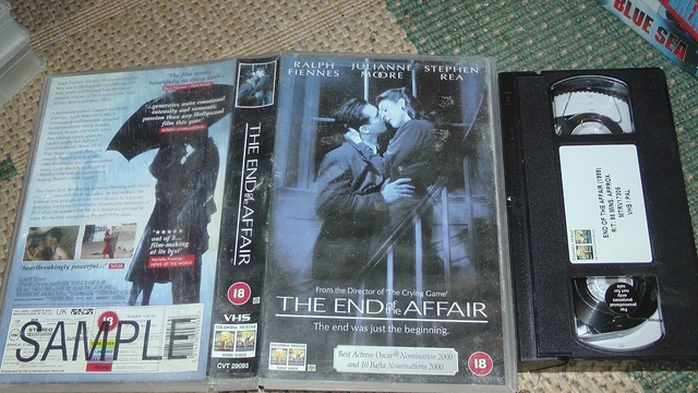 THE END OF An Affair VHS Video Big Box Timecode Sample Dealer Tape RCA ...