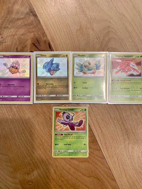 POKÉMON SHINY LOT: Inkay, Celebi, Genesect, Rowlet, Gible £88.91 ...