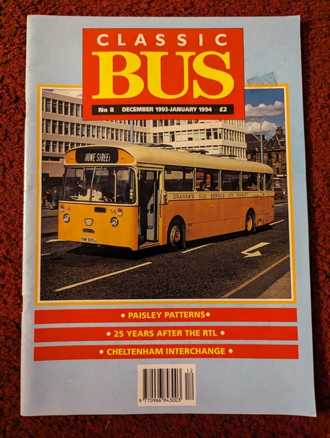 CLASSIC BUS MAGAZINE - December 1993-January 1994 Issue No8 - Vintage ...