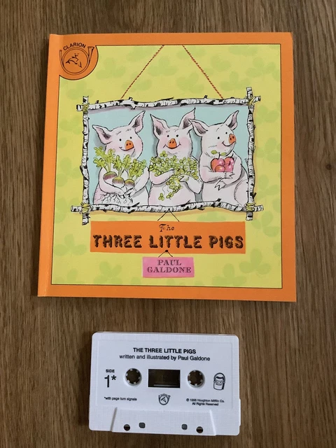 CHILD GUIDANCE TALK 'N Play Sesame Street "Three Little Pigs" Cassette ...