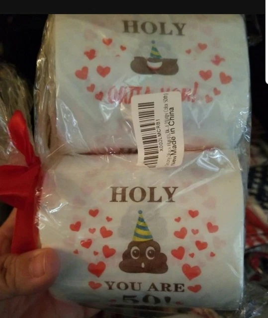 HAPPY BIRTHDAY FUNNY Toilet Paper Roll - I Love the Poop Outta You ...