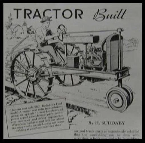 FARM TRACTOR 6 speed Built from Model A Ford HowTo build PLANS 1939 EUR ...