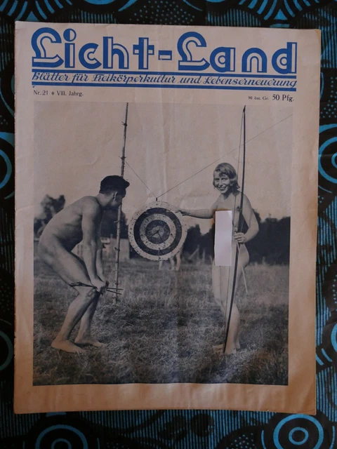 NATURISME,FKK, NUDISM: LICHT-LAND Magazine Naturiste Heft 21, VIII ...