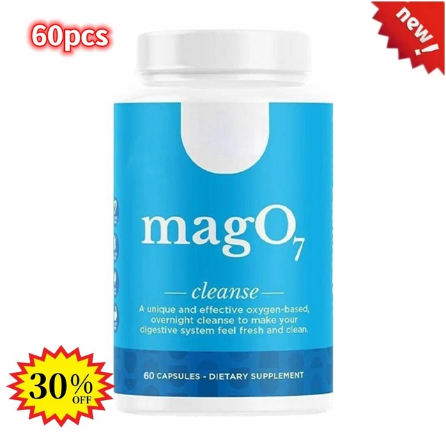 MAG O7 OXYGEN Digestive System Cleanser Capsules Natural Colon ...