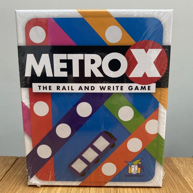 METRO X BOARD game - The Rail And Write Game NEW BNIS £19.95 - PicClick UK
