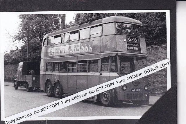 LONDON TRANSPORT - C2 Type Trolley Bus No. 269 On Route 628 - Photo ...