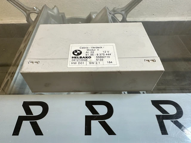 BMW E46 CABRIO Convertible Top Verdeck Module Modul II 61358375444 ...