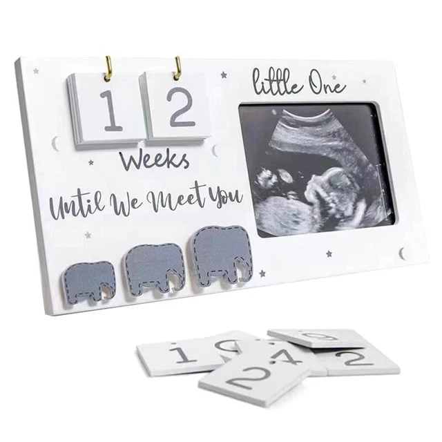 SONOGRAM PICTURE FRAMES, Ultrasound Photo Frames with Countdown Weeks ...