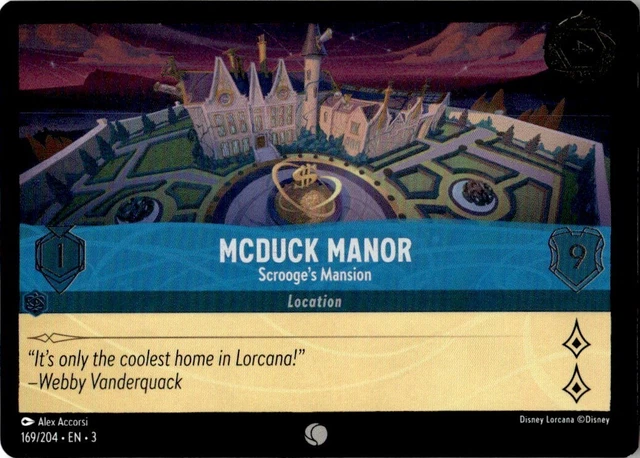 MCDUCK MANOR SCROOGE'S Mansion FOIL 2024 T6 #169 commun EUR 2,20 ...