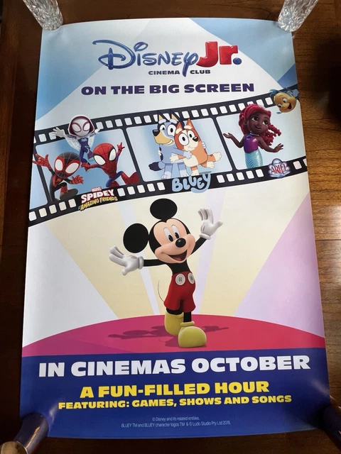 DISNEY JR CINEMA Club Movie Poster 2024 One Sheet £11.00 - PicClick UK