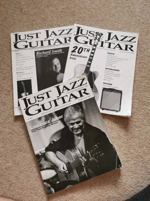 3X JUST JAZZ Guitar Magazine Issue Vol/No 80, 81 And 82 Bundle £10.00 ...