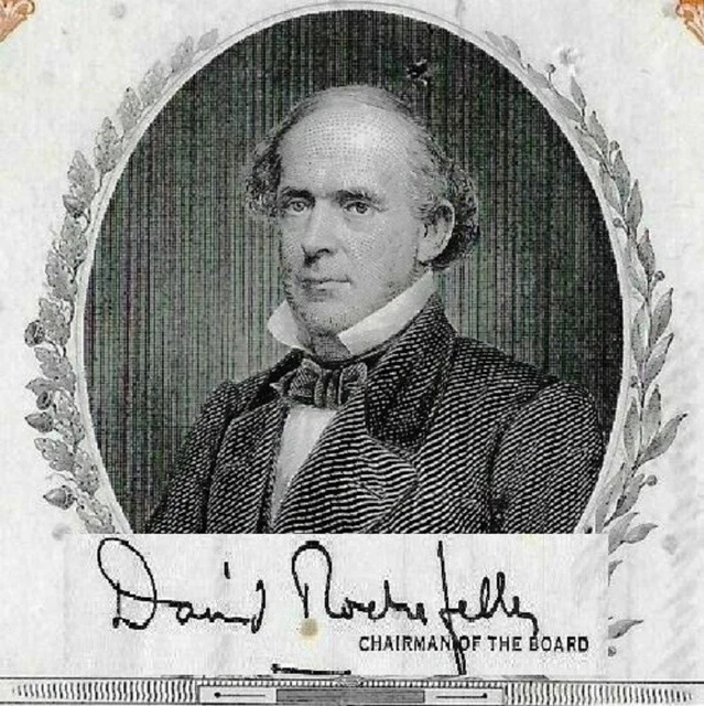 DAVID ROCKEFELLER FOUNDER Of The No.1 Bank In Usa § Now Jp Morgan Chase ...