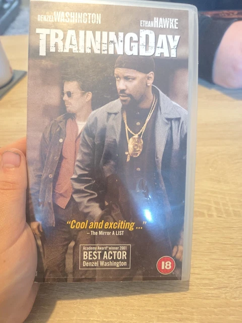 TRAINING DAY VHS Denzel Washington, Ethan Hawke (2002) £1.17 - PicClick UK