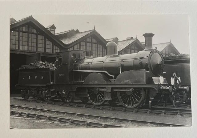 LSWR RAILWAY LOCOMOTIVE Photograph - 533 Salisbury - A1007 £3.50 ...