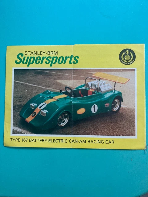 STANLEY BRM SUPERSPORTS childs model BRM Can-Am car brochure £10.00 ...