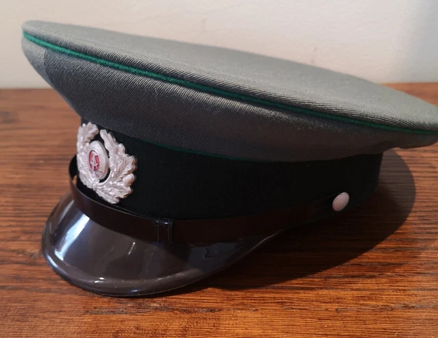VINTAGE EAST GERMAN DDR NVA Military Visor Cap Hat Size 59 £45.95 ...