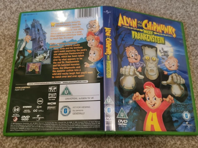 ALVIN AND THE Chipmunks Meet Frankenstein Children's DVD (2008) Kathi ...