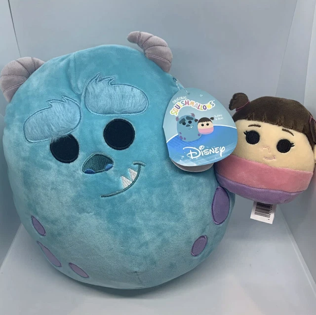 SQUISHMALLOWS MONSTERS INC Sulley & Boo 10" inch Plush Disney Pixar ...