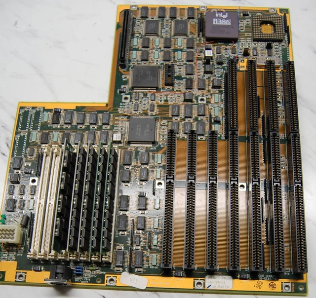 VINTAGE ZENITH PLANAR MotherBoard 85-3435-01 w/Intel 80386DX-20 CPU $59 ...