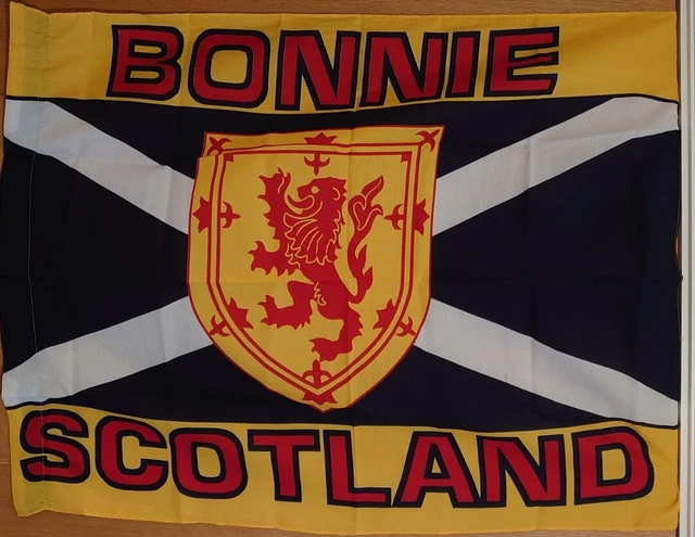 BONNIE SCOTLAND FLAG 3ftx2ft Rugby Football Scottish Glasgow Edinburgh ...