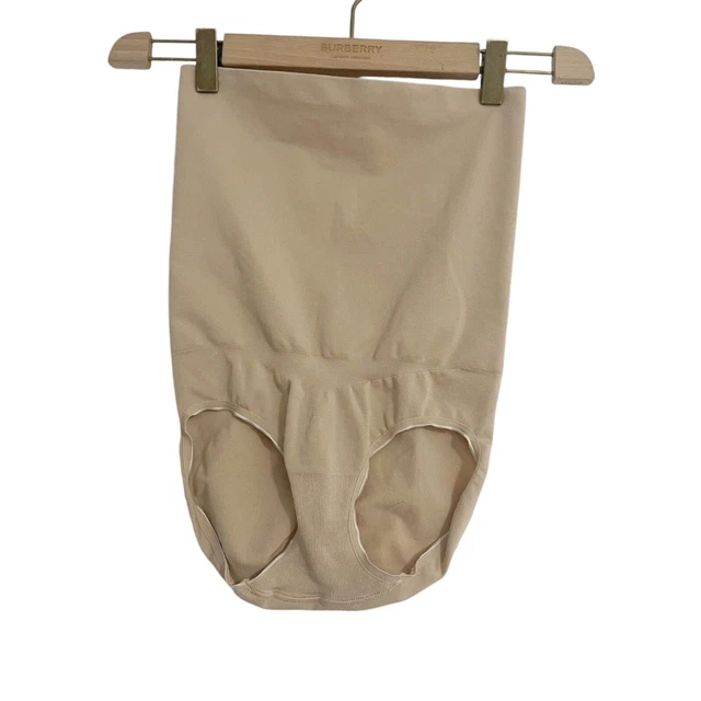 SPANX ASSETS SIZE Large Beige High Waisted Tummy Control Brief ...