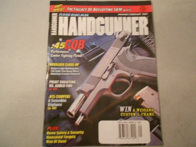 AMERICAN HANDGUNNER MAGAZINE AHG January/February 2001 475 Limbaugh ...
