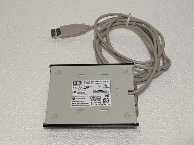 HID OMNIKEY 5427 CK (Gen2) Smart Card Reader USB R54270001 **WORKS ...