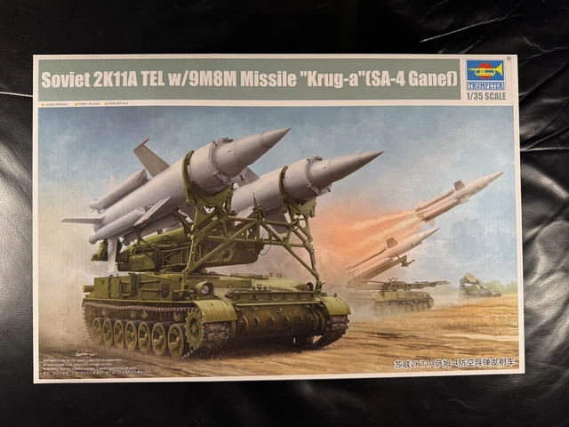 TRUMPETER 09523 SOVIET 2K11A TEL w/9M8M Missile "Krug-a" (SA-4 Ganef) 1 ...