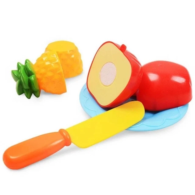 CUTTING FRUIT VEGETABLE Simulation Food Kitchen Toy Pretend Play ...