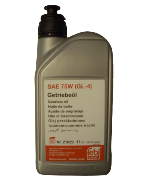 FEBI 21829 75W DSG Cambio Eje Aceite Motor para Audi Mercedes Seat ...