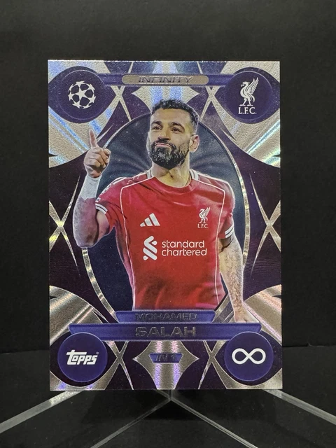 TOPPS MATCH ATTAX 2025/2026 Mo Salah Infinty Card Liverpool 25/26 #IN 1 ...