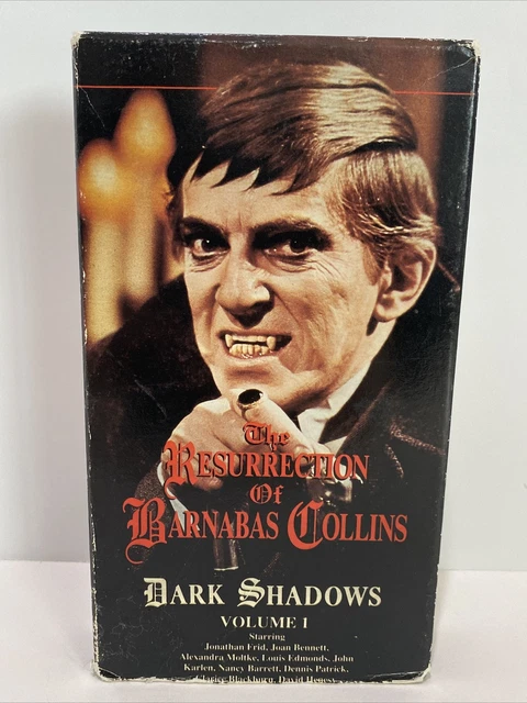 DARK SHADOWS: THE Resurrection of Barnabas Collins VHS Tape Volume 1 BW ...