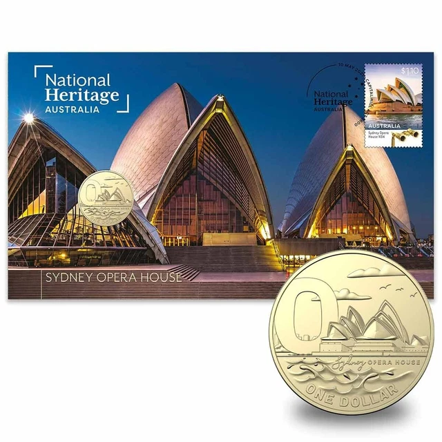 2021 NATIONAL HERITAGE Australia Sydney Opera House PNC with Letter O ...