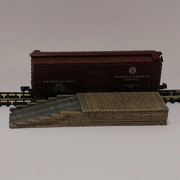 PRODUITS MP WOODEN Loading Ramp N Scale, Diorama Ramp Platform # N028 ...