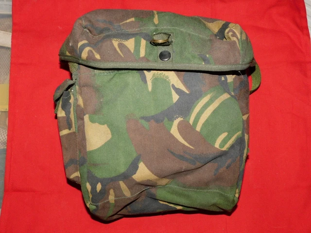 BRITISH ARMY ISSUE DPM PLCE NBC RESPIRATOR Haversack Bag Webbing Pouch ...