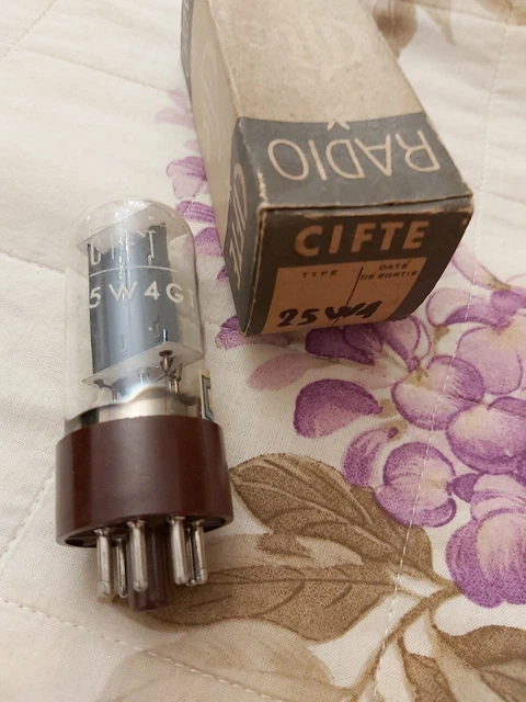 TUBO VALVOLA CIFTE 25W4/Gt Nuova Originale New Old Box. EUR 49,99 - PicClick IT