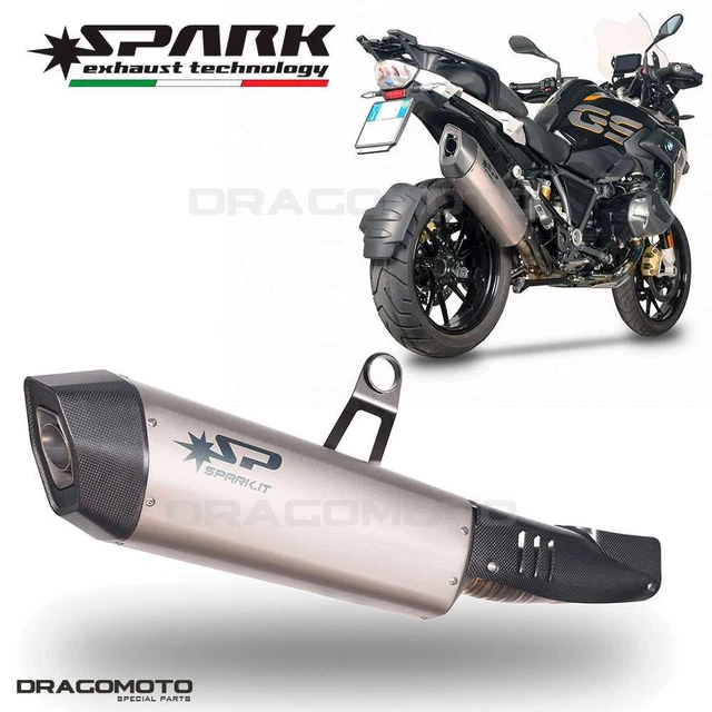 BMW R 1250 GS 2018-2021 Pot échappement SPARK FIGHTER Titane GBM0607TOM ...