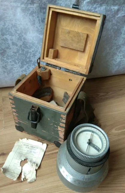 VINTAGE SOVIET COMPASS Goniometer Surveying Angle Meter Russian ...