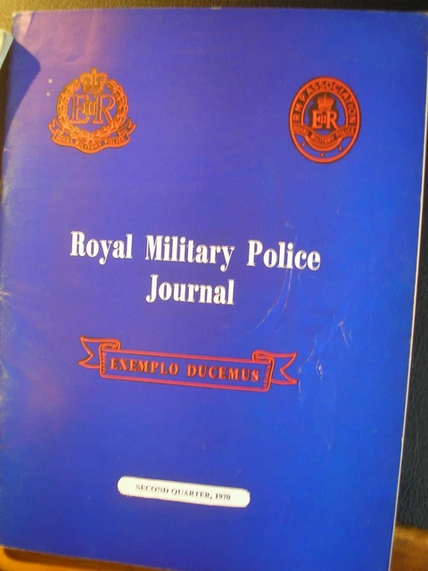 ROYAL MILITARY POLICE Journal 1970 British Army History RMP £10.00 ...