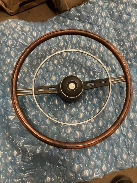 SUNBEAM ALPINE GT Wooden Steering Wheel For Reconditioning Fits Humber ...