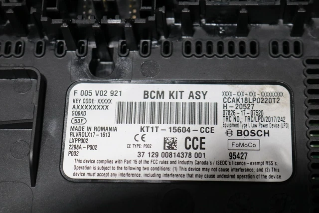 FORD TRANSIT CONNECT Mk2 Bcm Body Control Module (See Photos) 2019-2022 ...