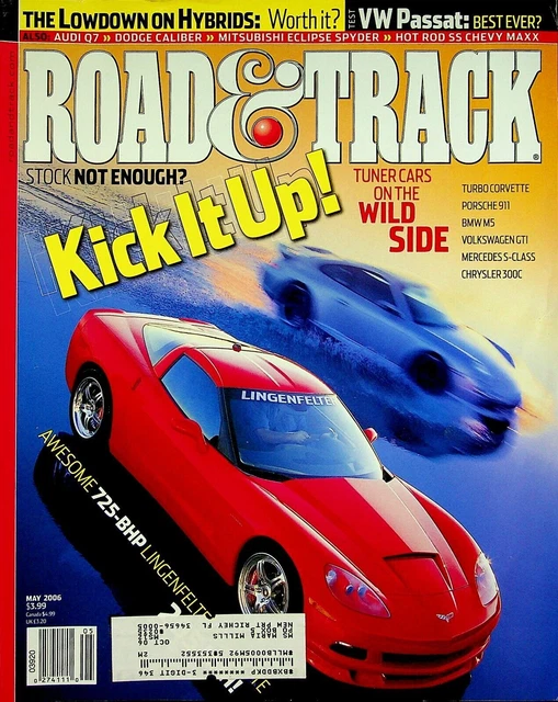 MAGAZINE ROAD & Track Mai 2006 Turbo Corvette, Porsche 911, BMW M5 EUR ...