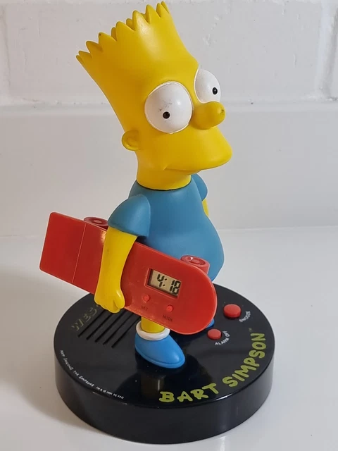 BART SIMPSON ALARM Clock 1991 Wesco Vintage £15.00 - PicClick UK