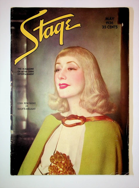 STAGE MAGAZINE VOL. 13 #8 FR 1936 Low Grade £6.34 - PicClick UK