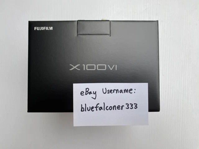 NEW FUJIFILM X100VI - Digital Mirrorless Camera - 40MP - Silver £1,995. ...