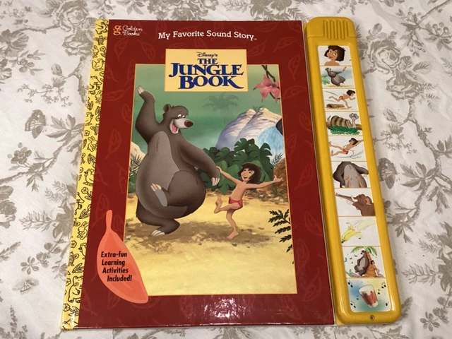1996 DISNEY’S THE Jungle Book My Favorite Sound Story Golden Books £15. ...