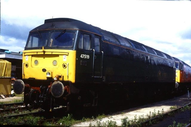 35MM ORIGINAL COLOUR Rail Slide BR Class 47 47519 at Crewe 06.96 £2.99 ...